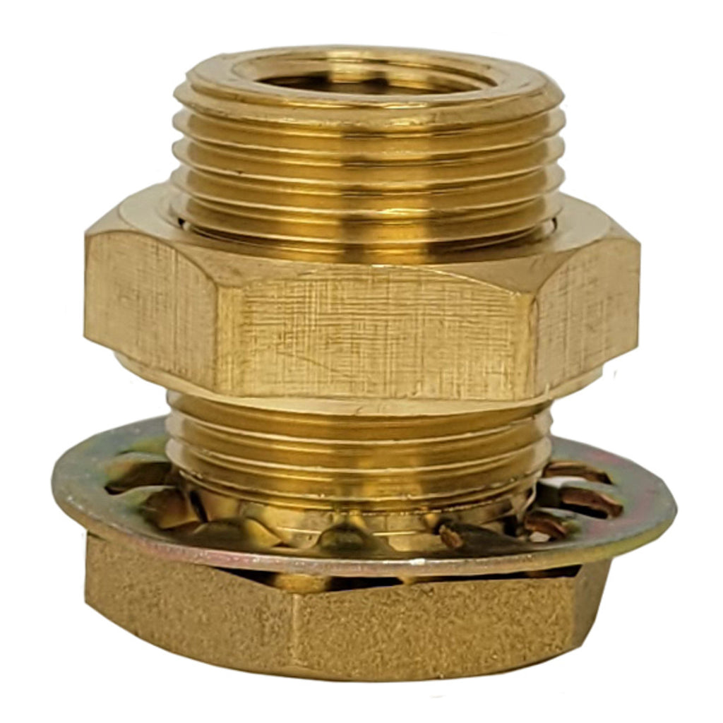 Tectran - 1/4'' Female to 1/4" Female Frame Fittings - Steel Terminal ...