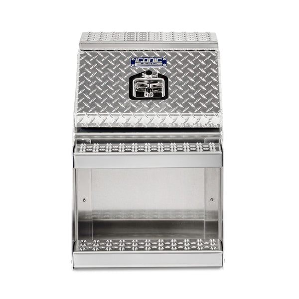 Iconic Metal Gear - 16" Big Mouth Step Box with Checker Lid – Berube's ...