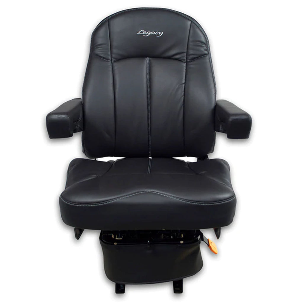 Seat Inc. - Legacy® Lo Mid-Back Black DuraLeather™ with Armrests ...