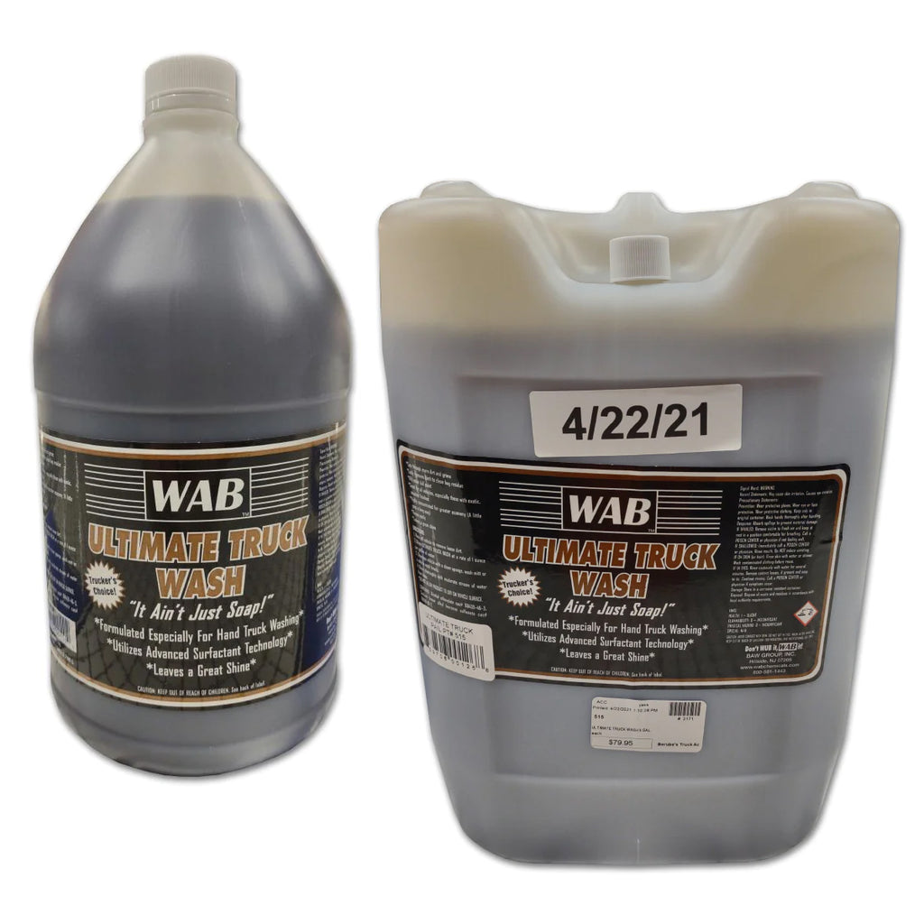 WAB Ultimate Truck Wash Cleaner (1 Gal. or 5 Gal.) – Berube's Truck ...