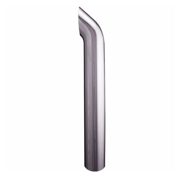 Grand Rock - 5" x 36" O.D. Chrome West Coast Curve Exhaust Stack ...