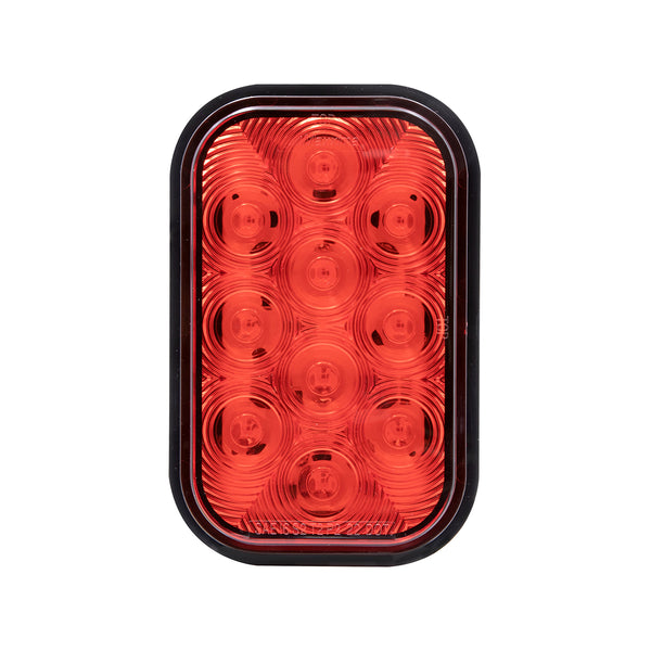 Maxxima - 3" x 5" Rectangular Red Stop/Turn/Tail - 10 LED – Berube's ...