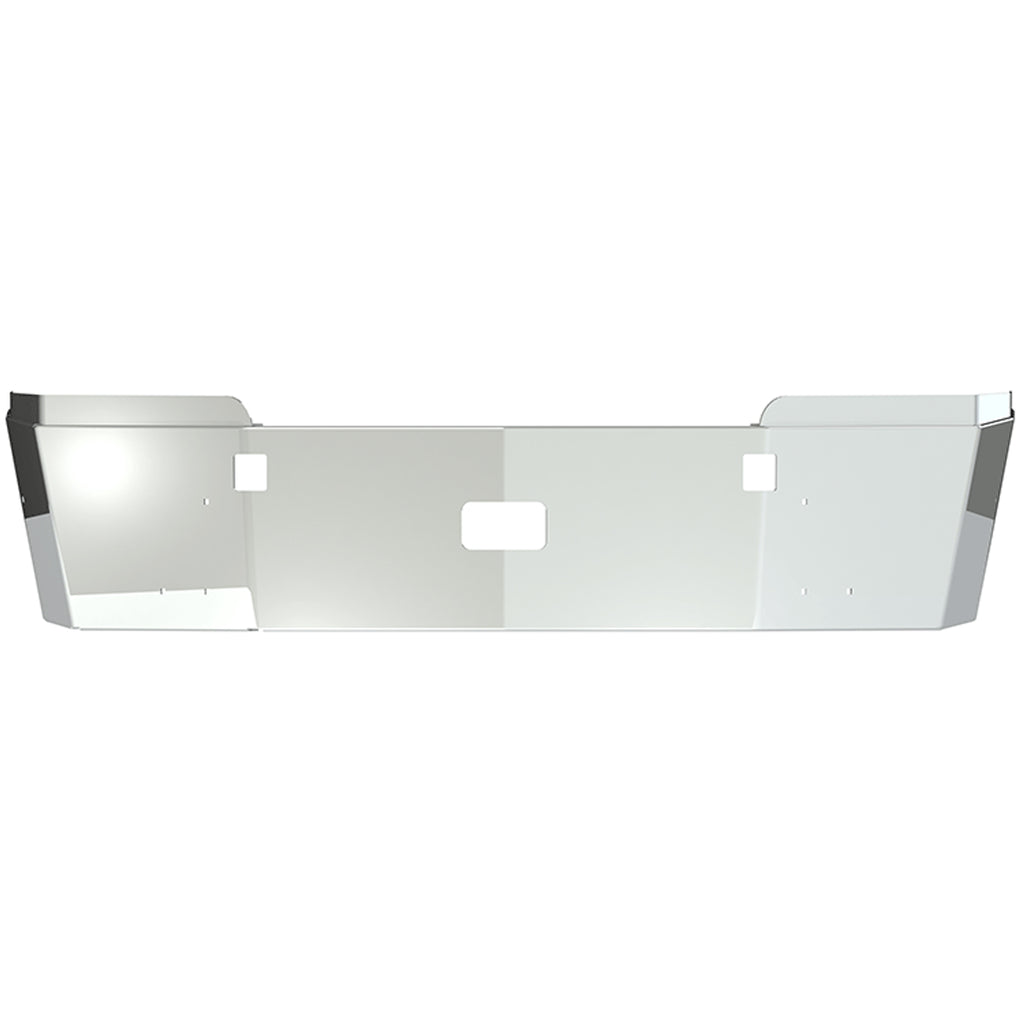 Western Star 5700XE 18" Chromed Steel Bumper with Tow Pin Holes ...