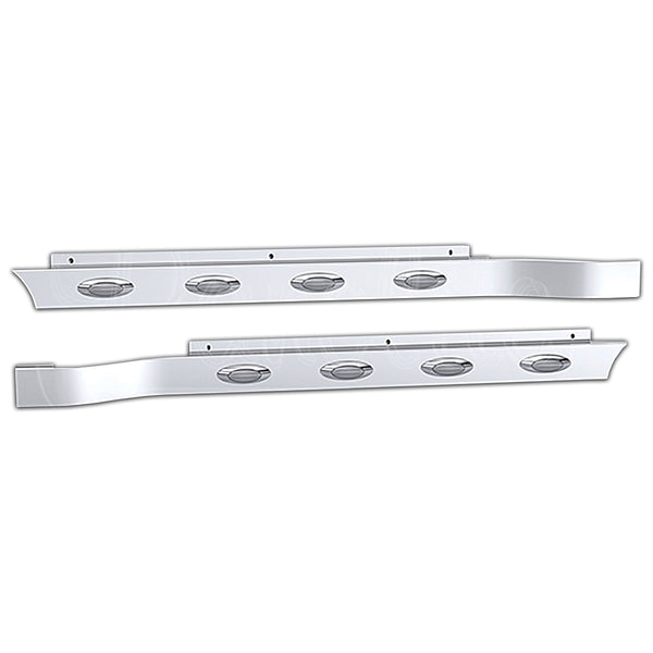 Panelite - Peterbilt 589 Cab Panels (4 x M5 Amber/Clear LED Lights ...