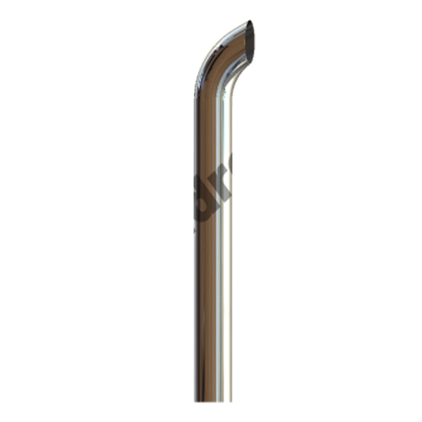 Grand Rock - 6" x 60" O.D. Chrome Curved Exhaust Stack – Berube's Truck ...