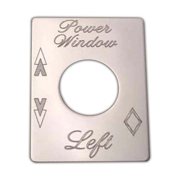 Rockwood - Stainless Steel Power Window Switch Plate for Peterbilt ...
