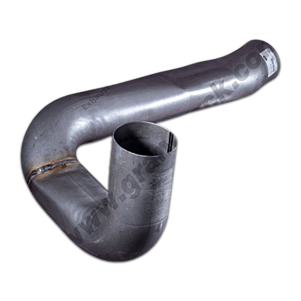 Peterbilt 357/378/379 Single Stack Elbow (5" - 4 Bend, OD/OD Flattened ...