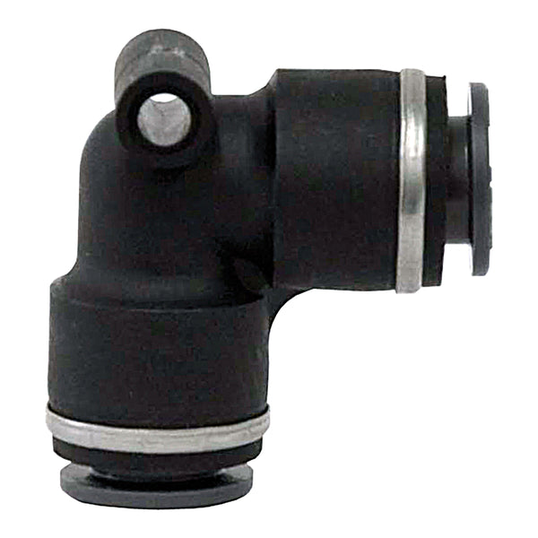 1/4" D.O.T. Composite Push Lock Fittings 90 Degree Nylon Tubing Union ...