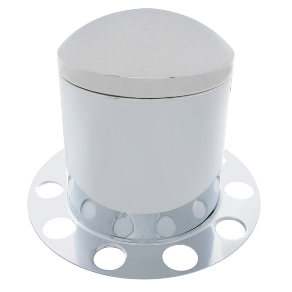 Chrome Dome Rear Axle Cover 3PC Kit For 1-1/2" Nut Cover - Steel or Al ...