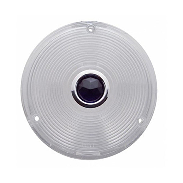 United Pacific - Deep Dish Light Lens With Blue Dot (Clear Lens ...