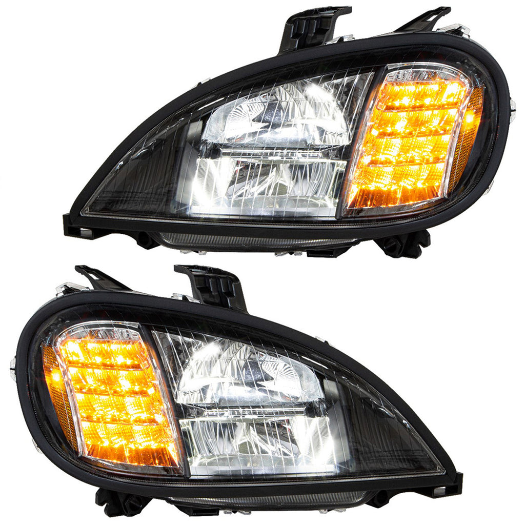United Pacific - Blackout LED Headlight For 2001-2020 Freightliner Col ...