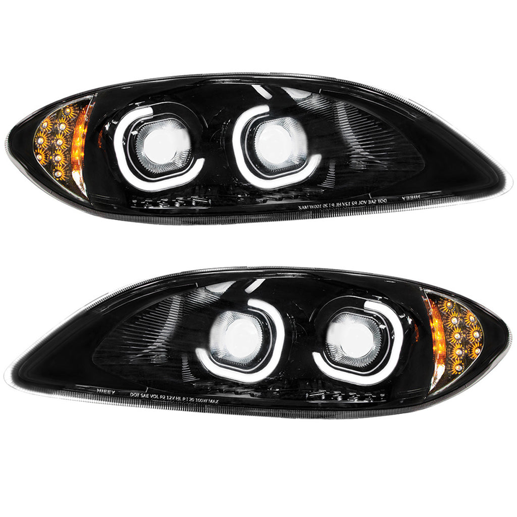 Blackout LED Headlight For 2006-2017 International Prostar (Driver or ...