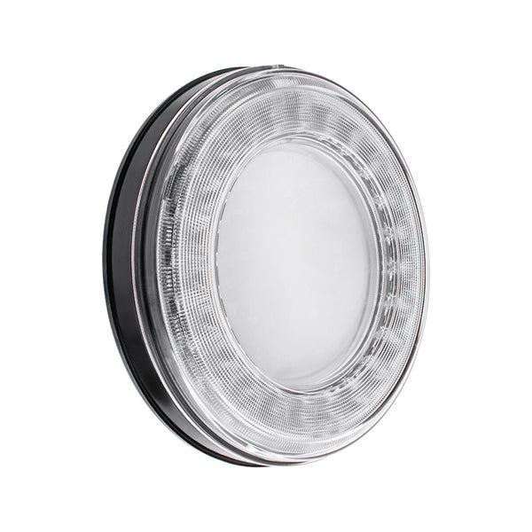 33 LED 4" Round Lumos Turn Signal Light S-Series - Amber LEDs (Amber o ...