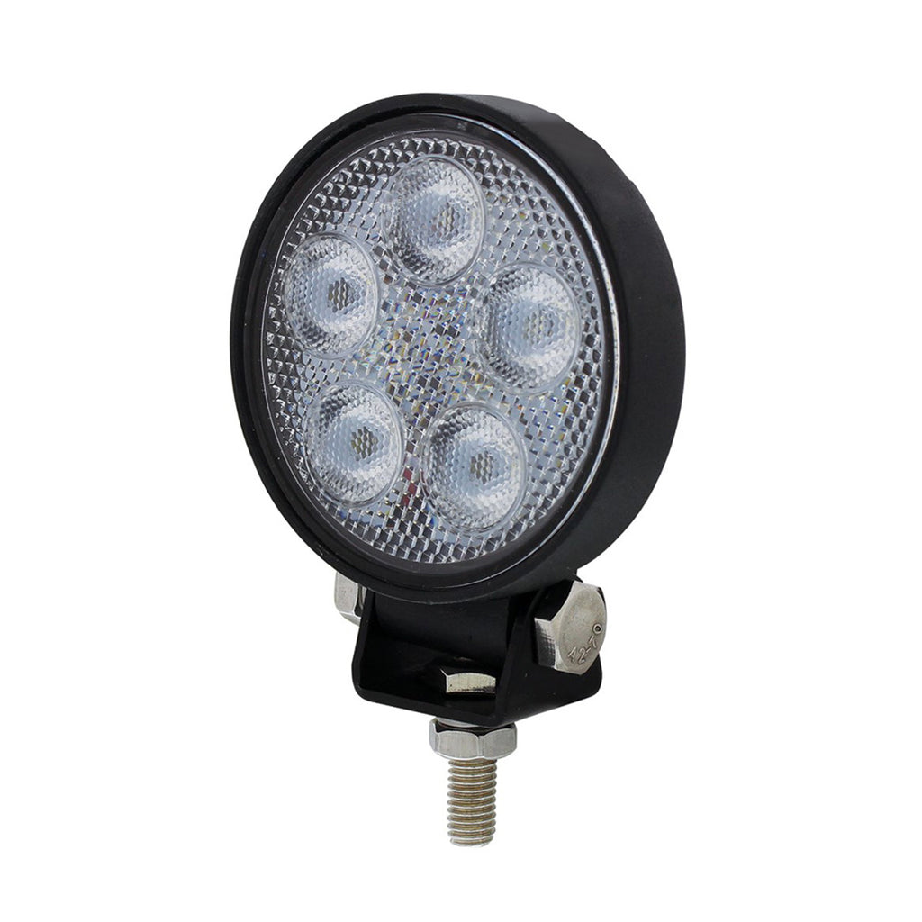 United Pacific - 5 LED High Power Mini Work Light - Round Flood or Spo ...