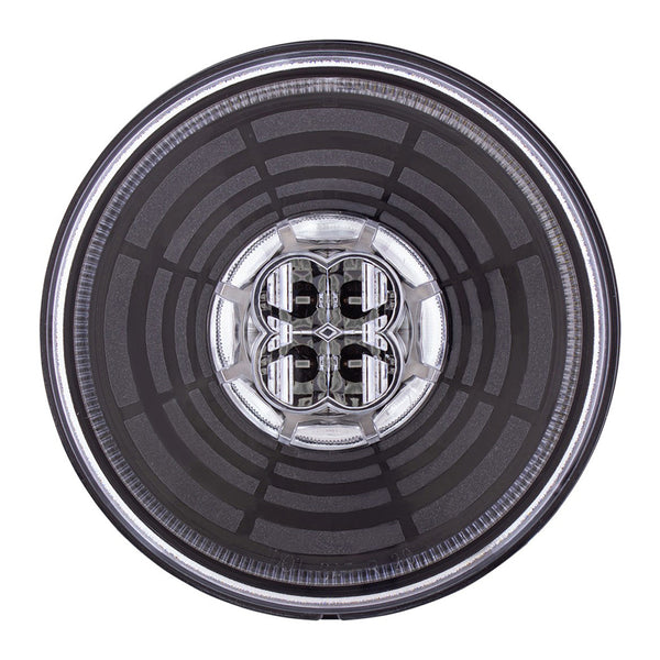 13 LED 4" Round Abyss Back-Up/Turn Signal Light - Red, Amber or White ...