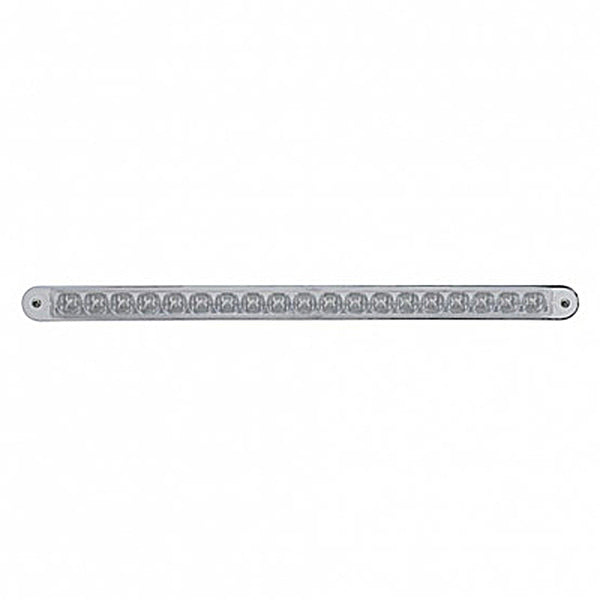 19 LED 12" Reflector Stop, Turn & Tail Light Bar w/ Bezel - Red LEDs ...