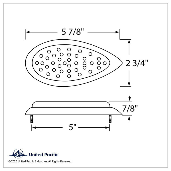 39 LED "Teardrop" Turn Signal Light With Bezel - Amber LEDs (Amber or ...