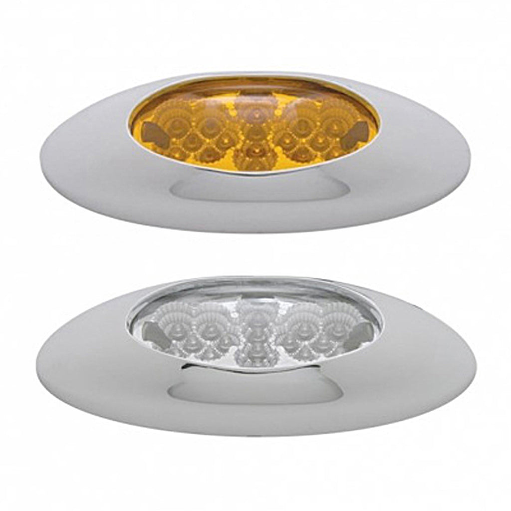 16 LED Phantom I Reflector Clearance/Marker Light - Amber LEDs (Amber ...