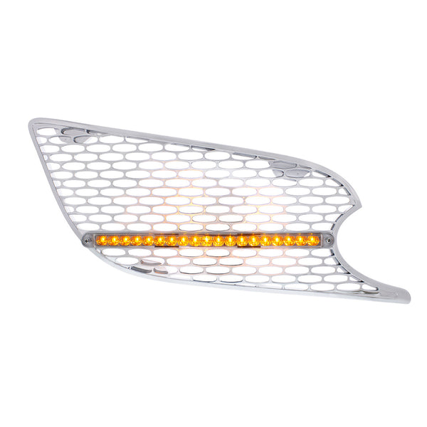 Chrome Air Intake Grille With Reflector LED Light For 2012-2021 Peterb ...