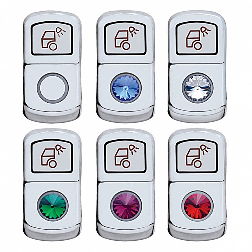 United Pacific - "Load Light" Chrome Rocker Switch Cover (Plain or Var ...