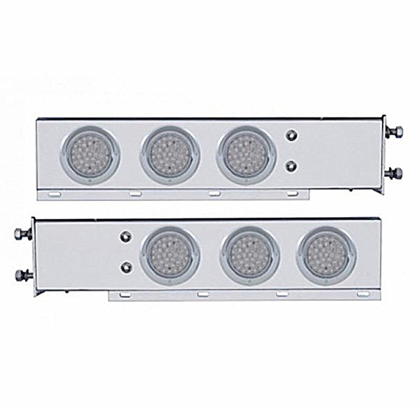 3-3/4" Bolt Pattern Deluxe SS Spring Loaded Bar w 6 X 36 LED 4" Light ...