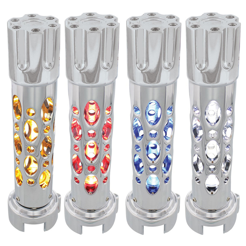 Austin Style Gun Cylinder Gearshift Knob With LED 13/15/18 Speed Adapt ...