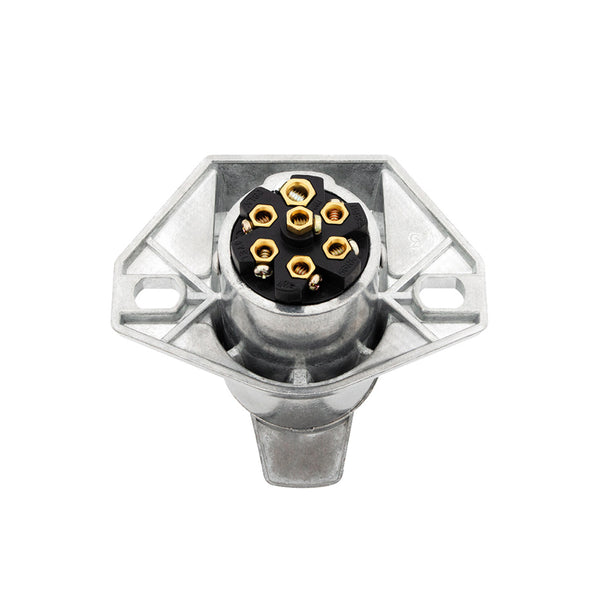 United Pacific - Round 7-Way Male Connector - Split Pin – Berube's ...