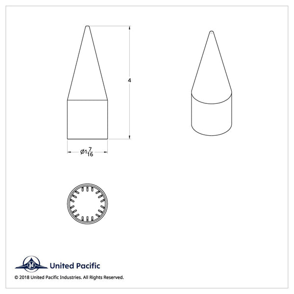 Chrome Spike Hubcap Nut Cover For 1999-2018 Chevy & GMC Full Size Truc ...