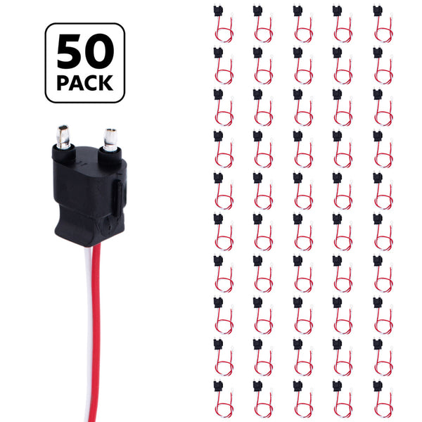 Pigtail United Pacific - 2 Wire With 2 Prong Straight Plug - 12" Lead ...