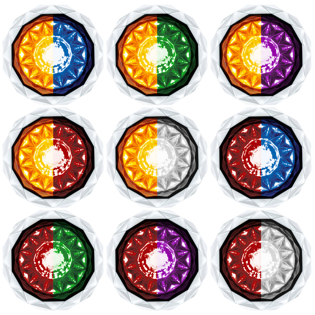 United Pacific - Double Fury 4 LED Dual Function 1-1/8" Crystal Waterm – Berube's Truck Accessories