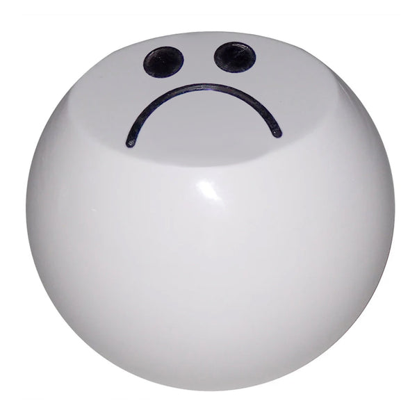 Twisted Shifterz - Sad Face White Flat Top Shift Knob – Berube's Truck ...