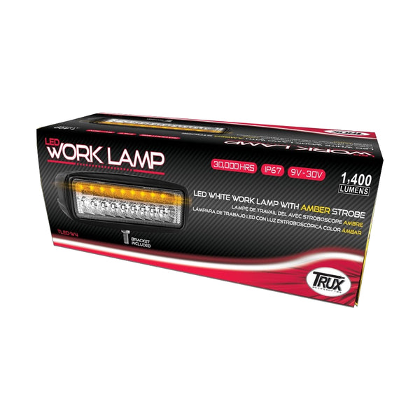 Work Lamp by Trux - 6" Rectangle "Strobe Series" Spot LED – Berube's ...