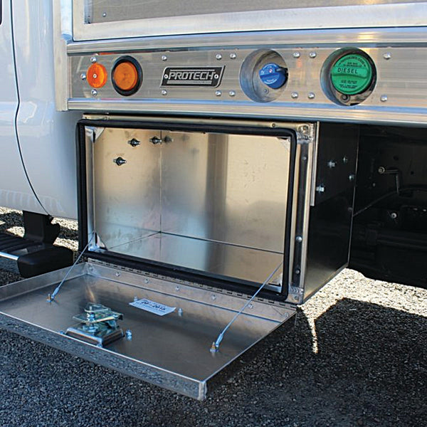 15" x 15" Aluminum Chrome Tool Box (15"H x 15"D x 18"L) - Single Door ...