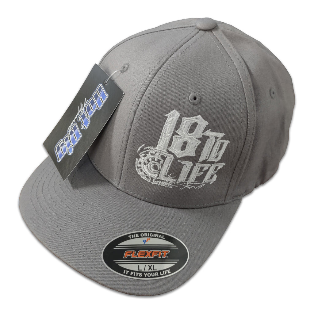 "18 to Life" Fitted Cap by Hot Rig (Black, Grey or Navy Blue) – Berube ...