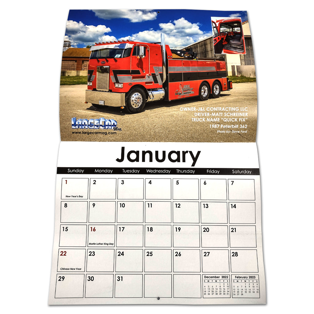 Large Car Magazine's 12 Month Calendar for 2023 – Berube's Truck ...