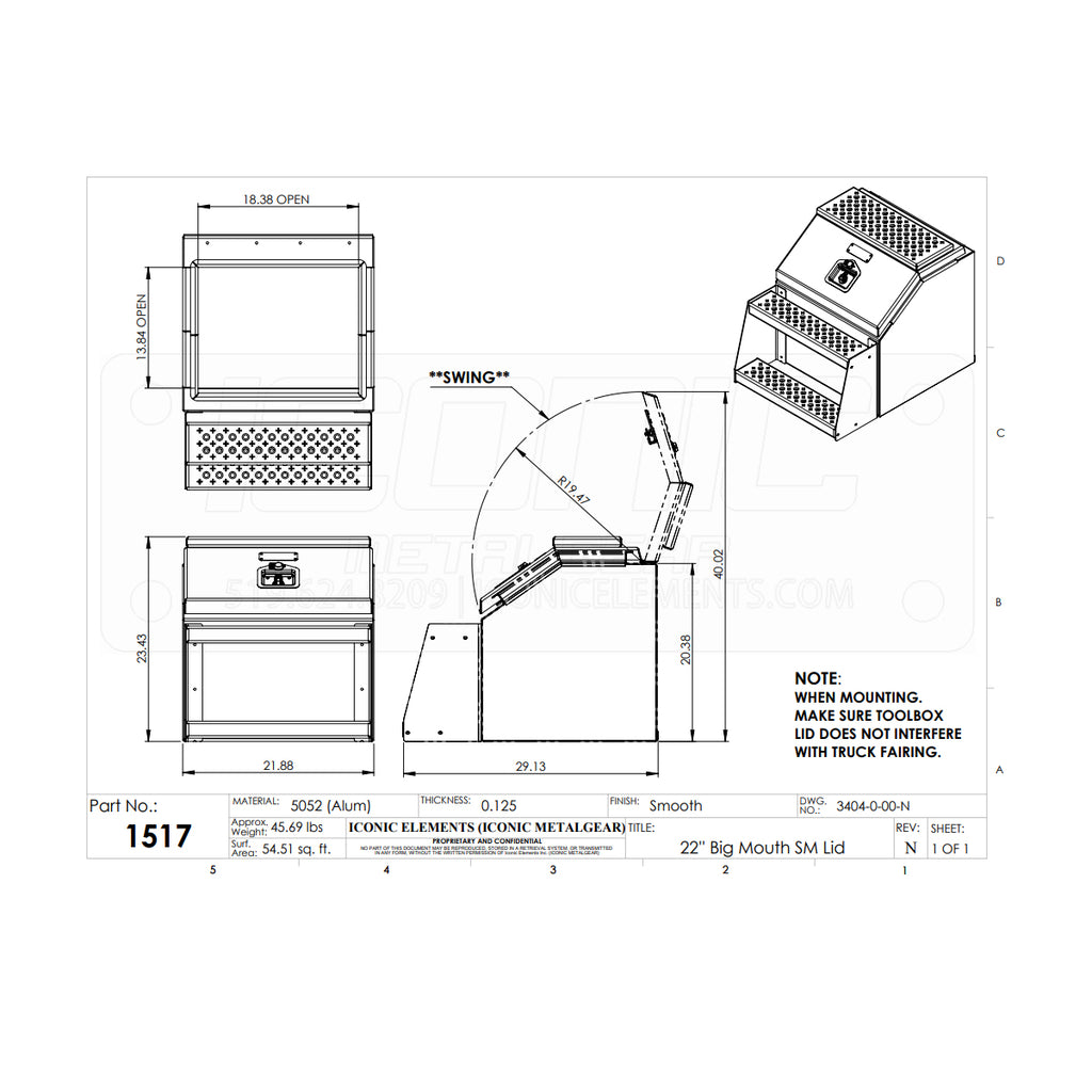 Iconic Metal Gear - 22" Big Mouth Semi Truck Step Boxes – Berube's ...
