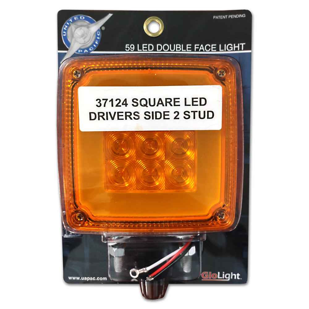 Square Double Face "GLO Light" LED Turn Signal @ Berubes.com – Berube's ...