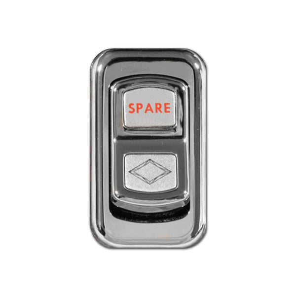 Rockwood 2006+ Peterbilt Auxiliary Lights Chrome Rocker Switch Cover ...