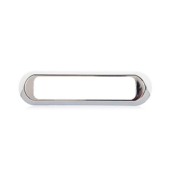 Warning Lights Chrome Light Bezel for Low Profile LED Surface Mount ...