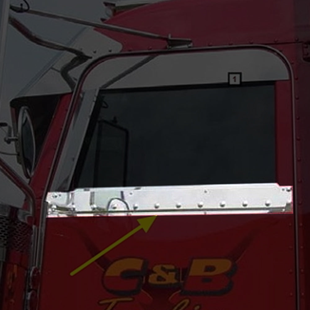 Peterbilt 359 379 386 388 389 Stainless Under Window Trim – Berube's ...