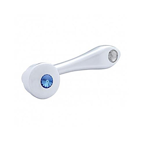 United Pacific Square Mount Chrome Window Cranks - Red or Blue Crystal ...