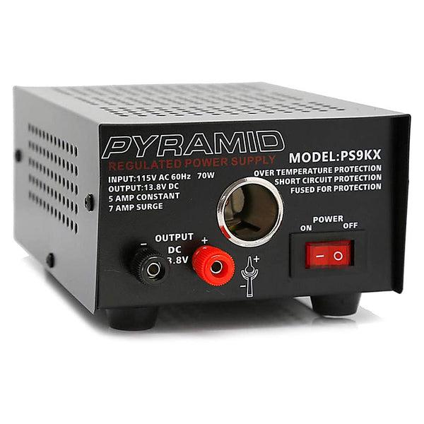 Pyramid PS9KX Universal Compact Bench Power Supply-5 Amp – Berube's ...