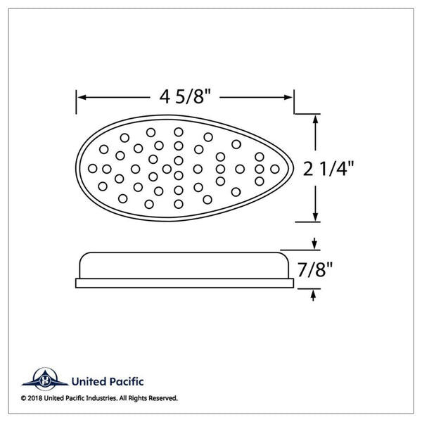 United Pacific - 39 LED Teardrop Style Turn Signal Light - Amber LED ...