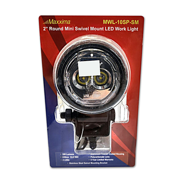 2" LED Work Light 2 LED Super Bright LED Mini Work Light Swivel Mount ...