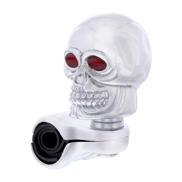 Chrome Skull Steering Wheel Spinner – Berube's Truck Accessories