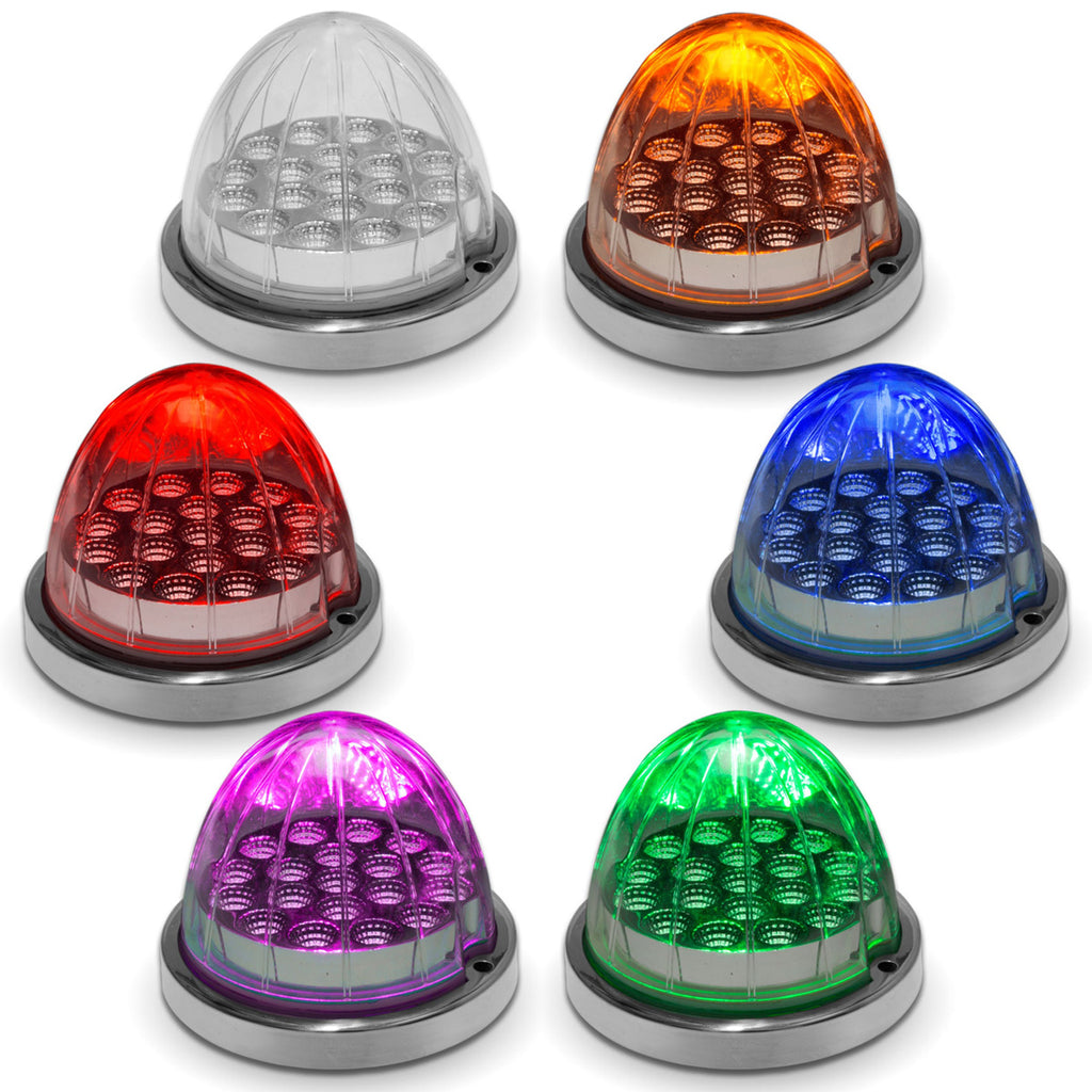 Watermelon Light Dual Revolution Amber Turn Signal & Marker Aux. LED ...