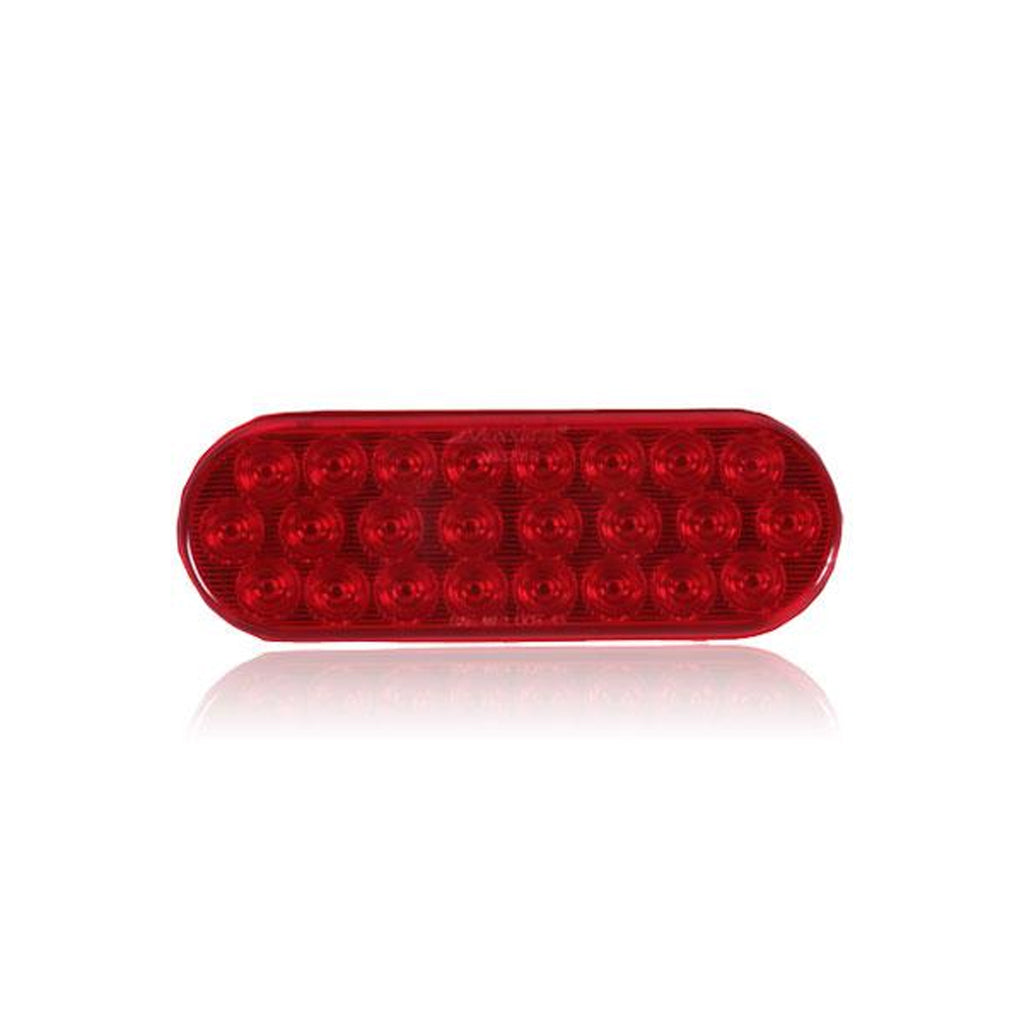 6" Oval Warning Flasher Light (Amber, Red, Amber/Clear) – Berube's ...
