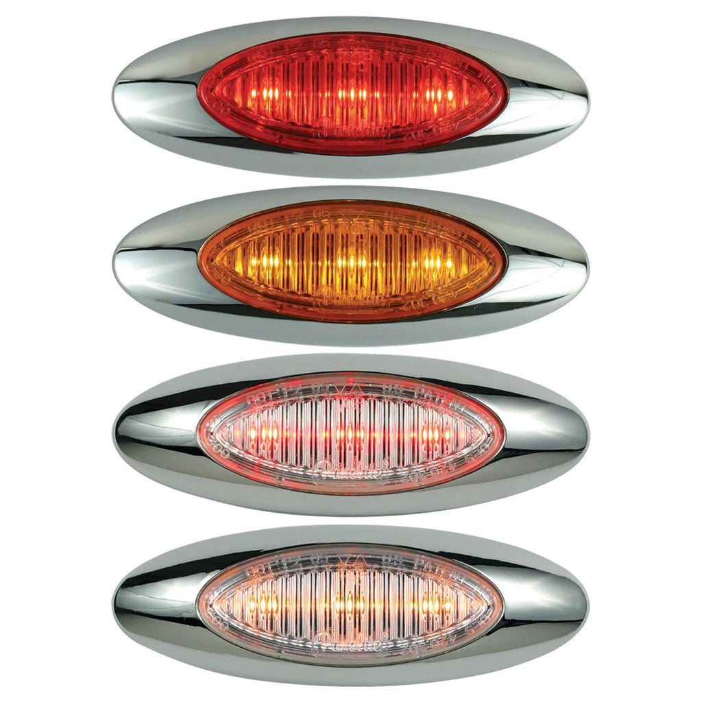 M5 LED 2.5" Oval Light with Chrome Housing – Berube's Truck Accessories