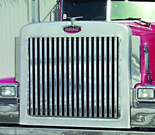 Grilles Vertical Bars Peterbilt Available @ Berube's Truck Accessories