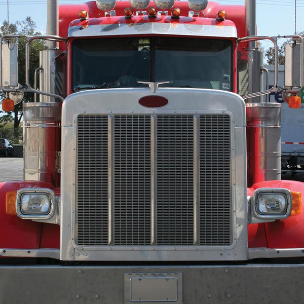 Peterbilt Stainless Steel Grill Bars – Berube's Truck Accessories